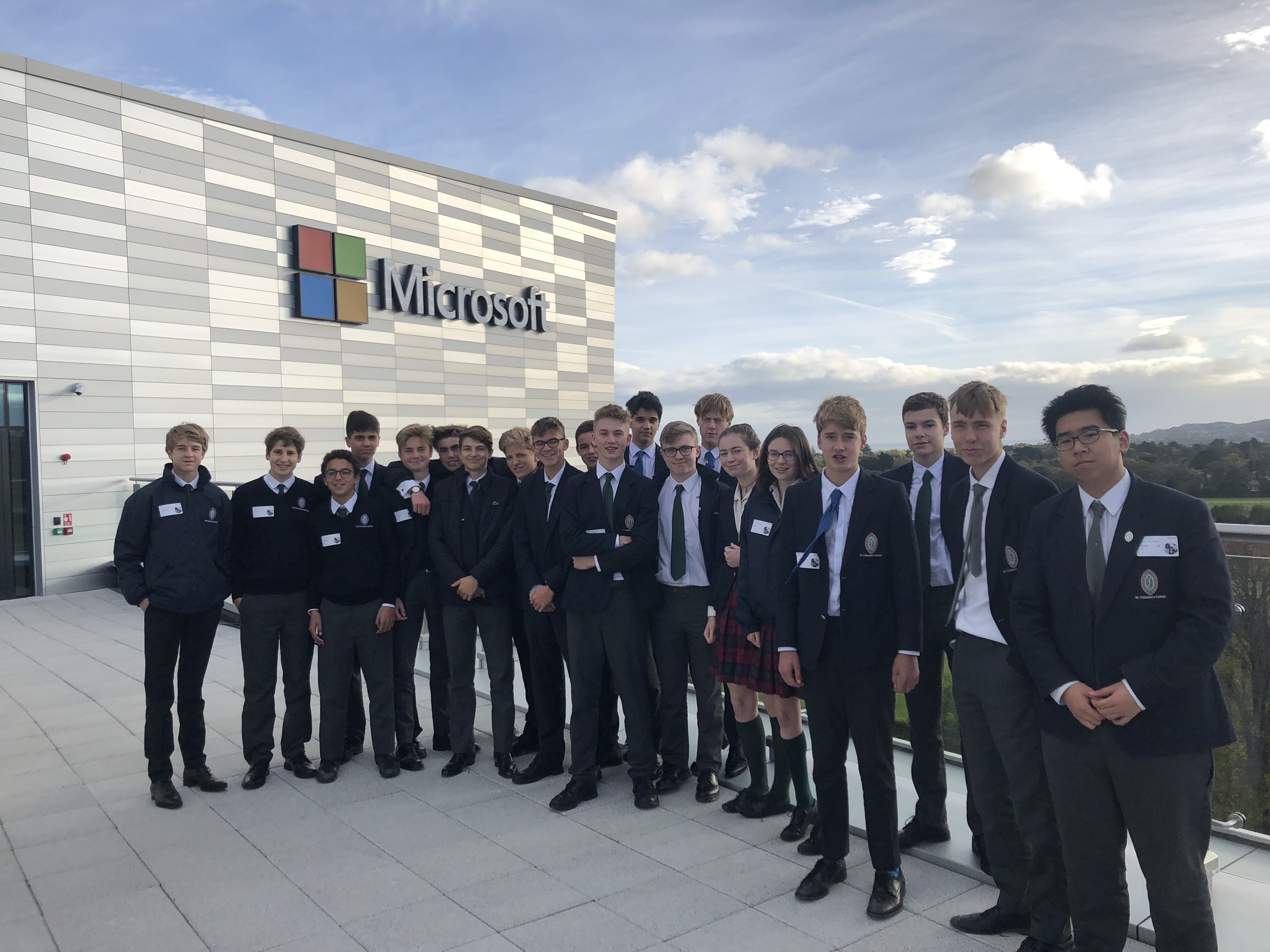 Transition Year Visit Microsoft Dreamspace - St. Columba's College