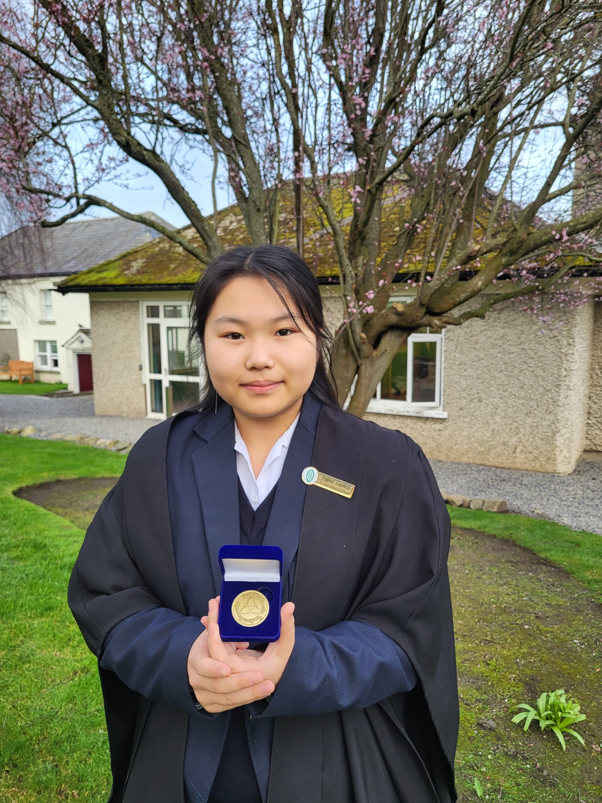 Maths Success for Tracy Wang - St. Columba's College